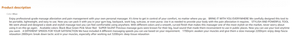 How to write effective Amazon descriptions and bullet points