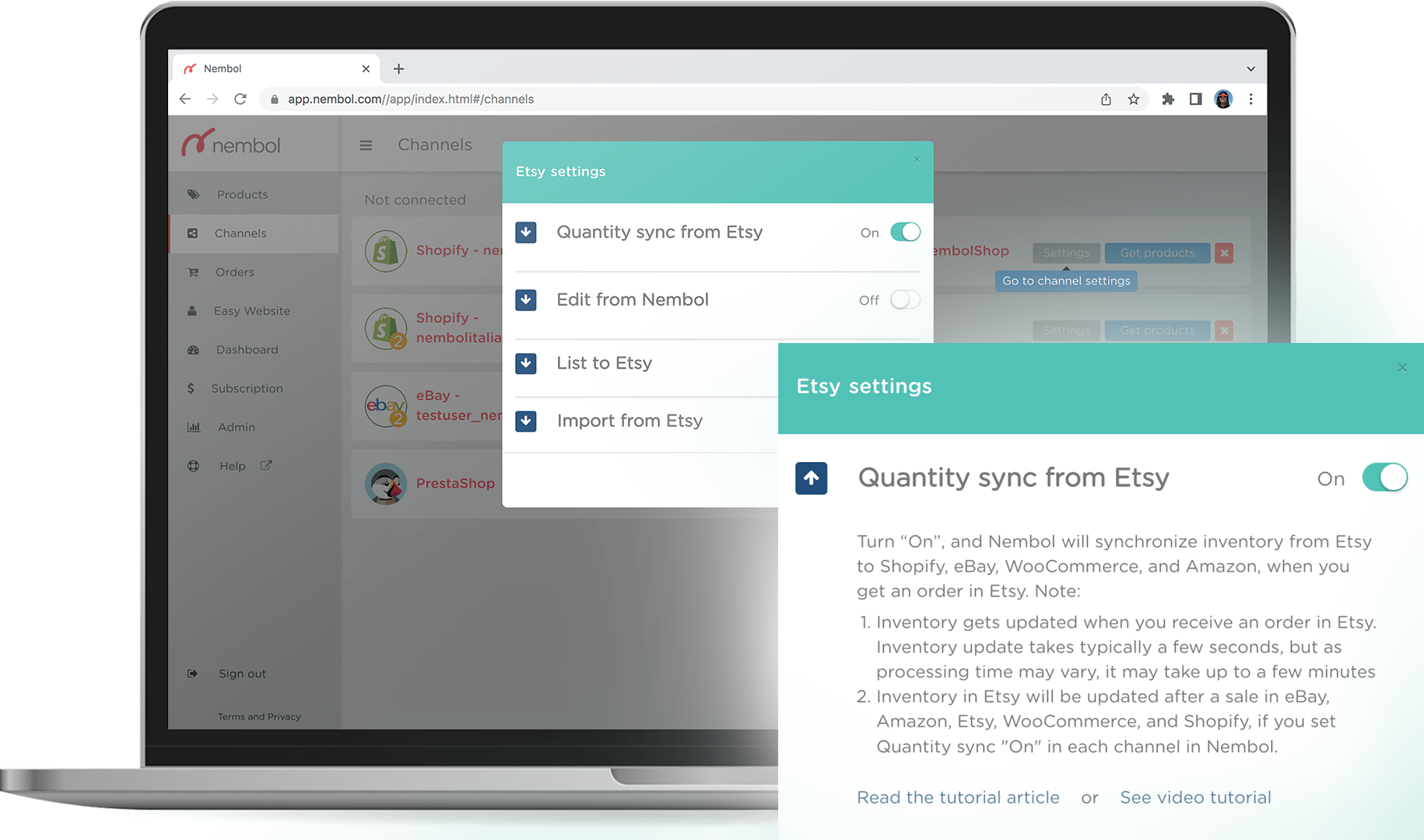 Etsy Listing Software & Inventory Management System - Nembol