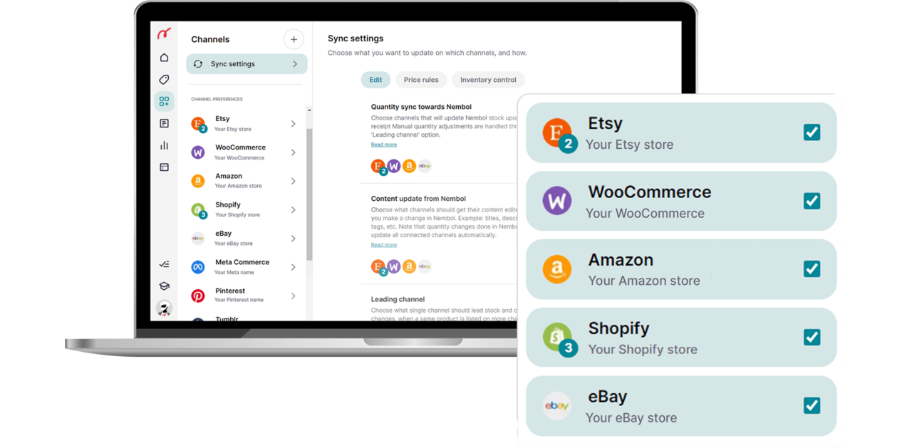 eBay seller software: list and sync your eBay products - Nembol
